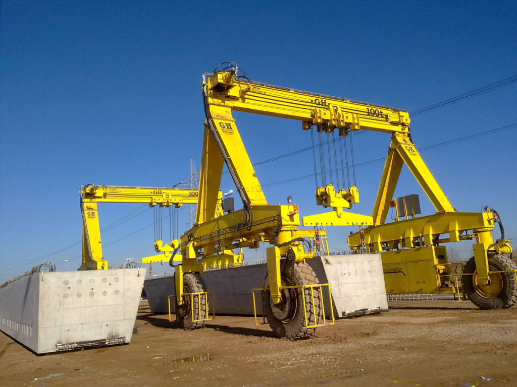 2x50t Automotive gantry crane for Tuberías y Prefabricados, S.A. | GH ...