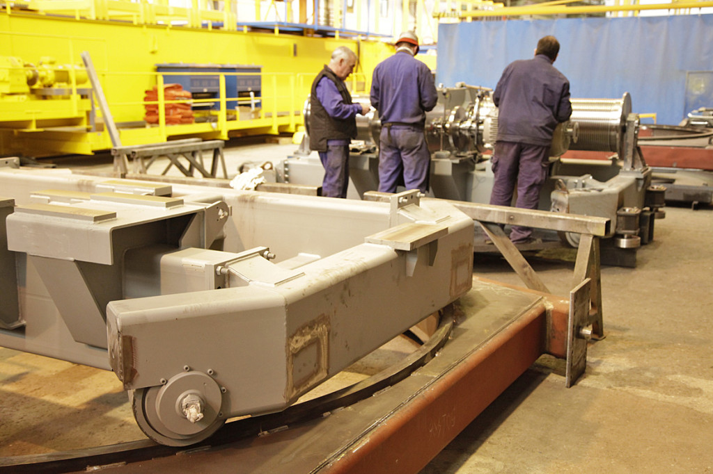 EOT crane with rotating crab for BS-TECH Rolling Mill | GH Cranes