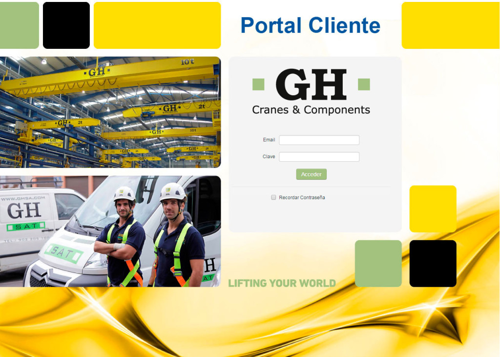 PORTAL CLIENTE | GH Cranes