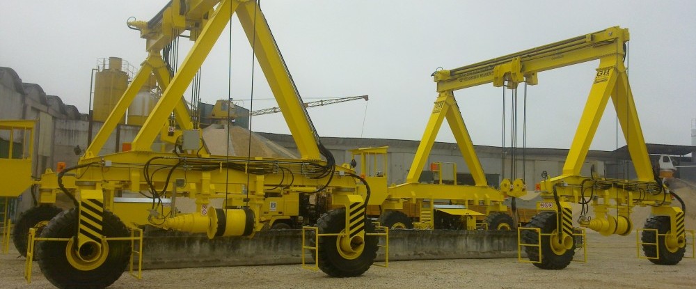 Indubel: Pórticos para manipulación de prefabricados de hormigón | GH ...