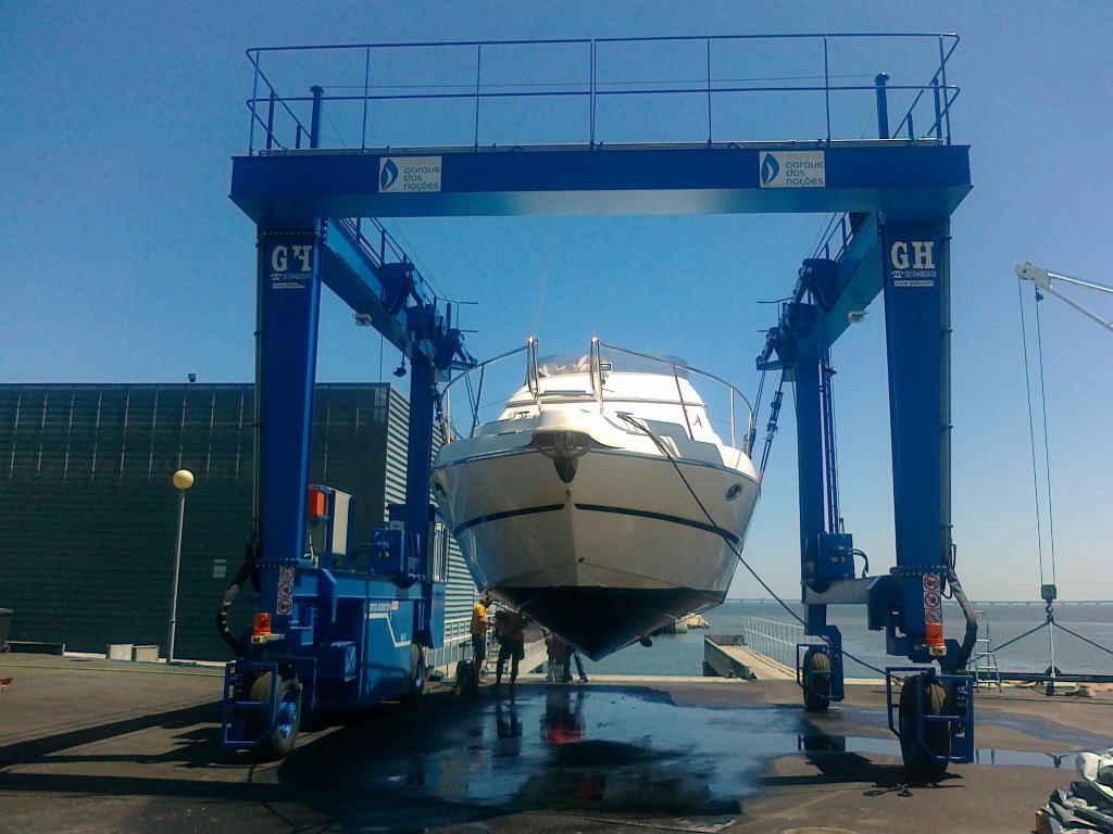 Pórtico automotor marino en Lisboa | GH Cranes