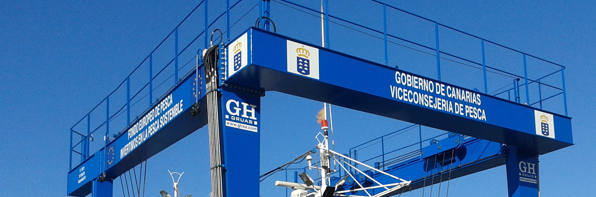 Pórtico automotor instalado en Puerto del Carmen | GH Cranes