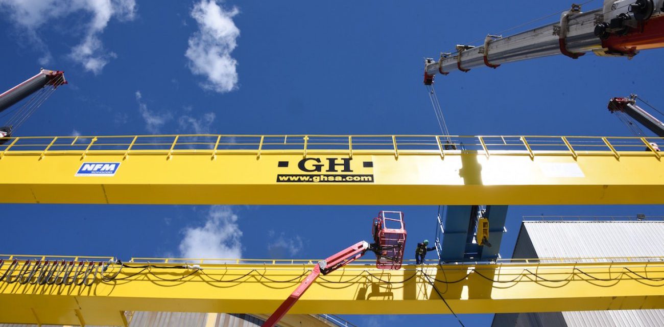 Instalación de grúas pórtico para NFM Technologies | GH Cranes