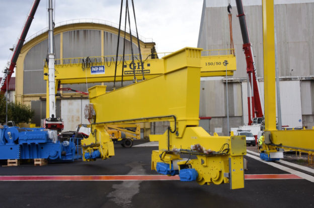 Instalación de grúas pórtico para NFM Technologies | GH Cranes
