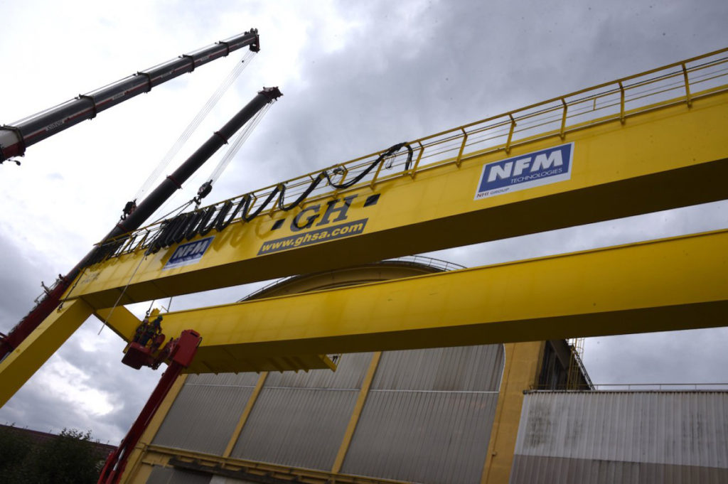 Instalación de grúas pórtico para NFM Technologies | GH Cranes
