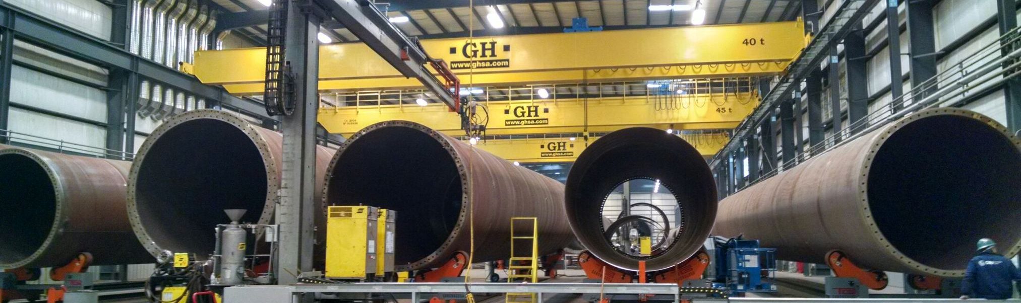 Some of our more recent projects in USA: Chattanooga, Gestamp ...