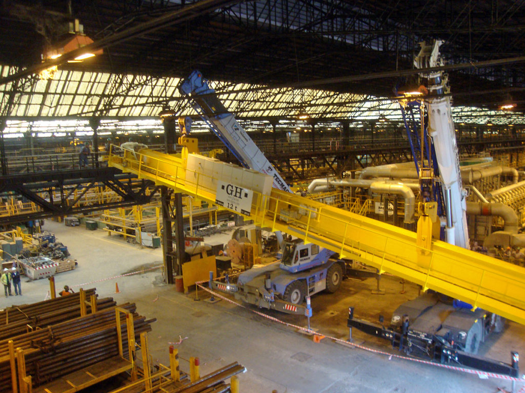 Grúas puente instaladas en Tenaris Siderca, Argentina | GH Cranes