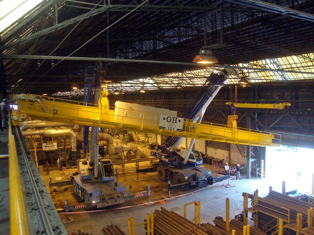 Grúas puente instaladas en Tenaris Siderca, Argentina | GH Cranes